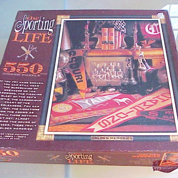 ceaco | Games | The Sporting Life Jigsaw Puzzle Golden Memories 55 ...